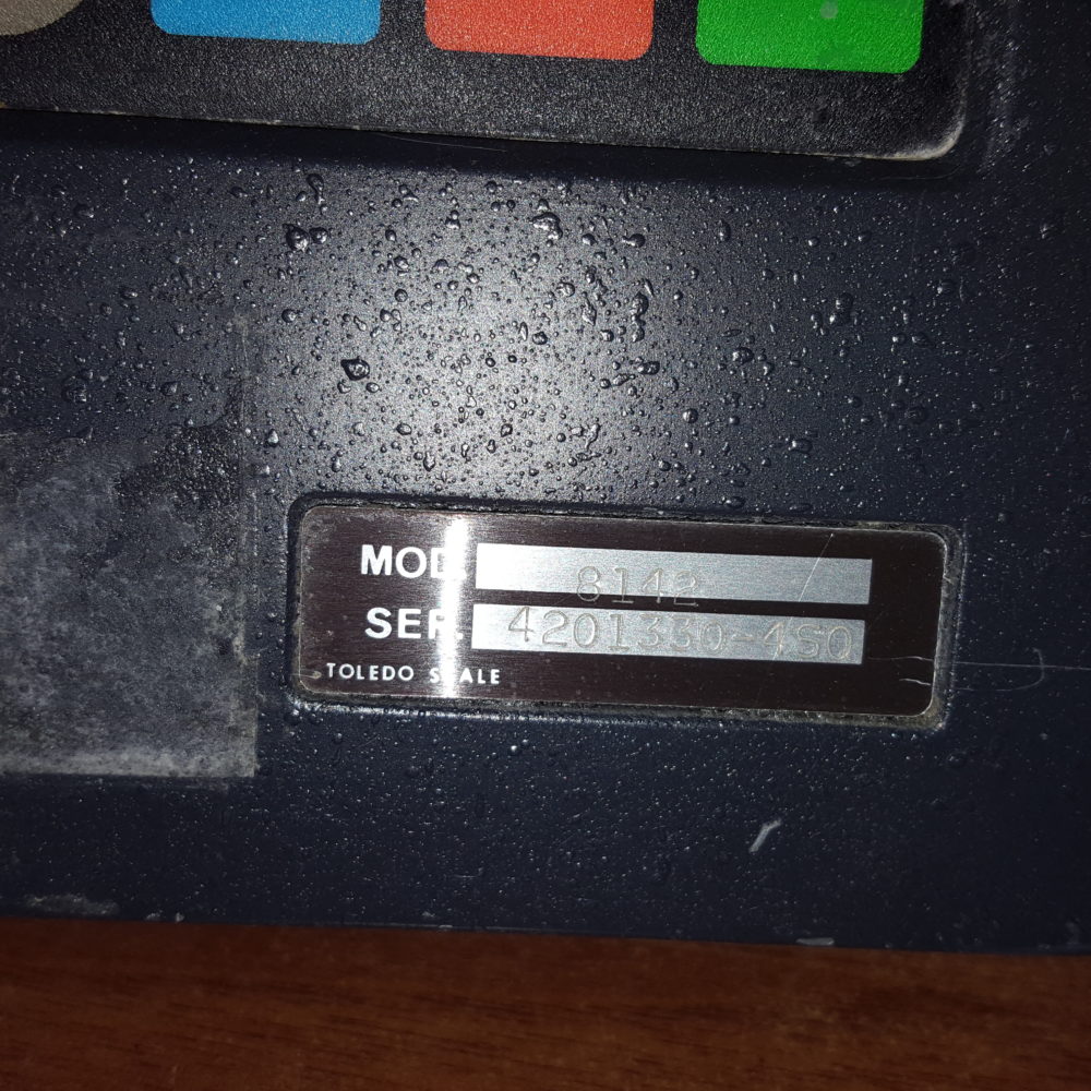 SISTEMA DI PESATURA TOLEDO SCALE – MOD. 8142 MOD. 8522A (COD. LAB-BIL ...