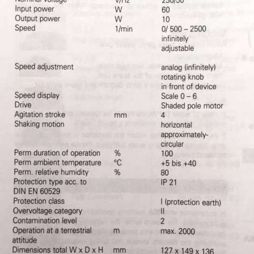 AGITATORE PER PROVETTE IKA MOD. VORTEX GENIUS 3 (COD. LAB-AGI-1 ...
